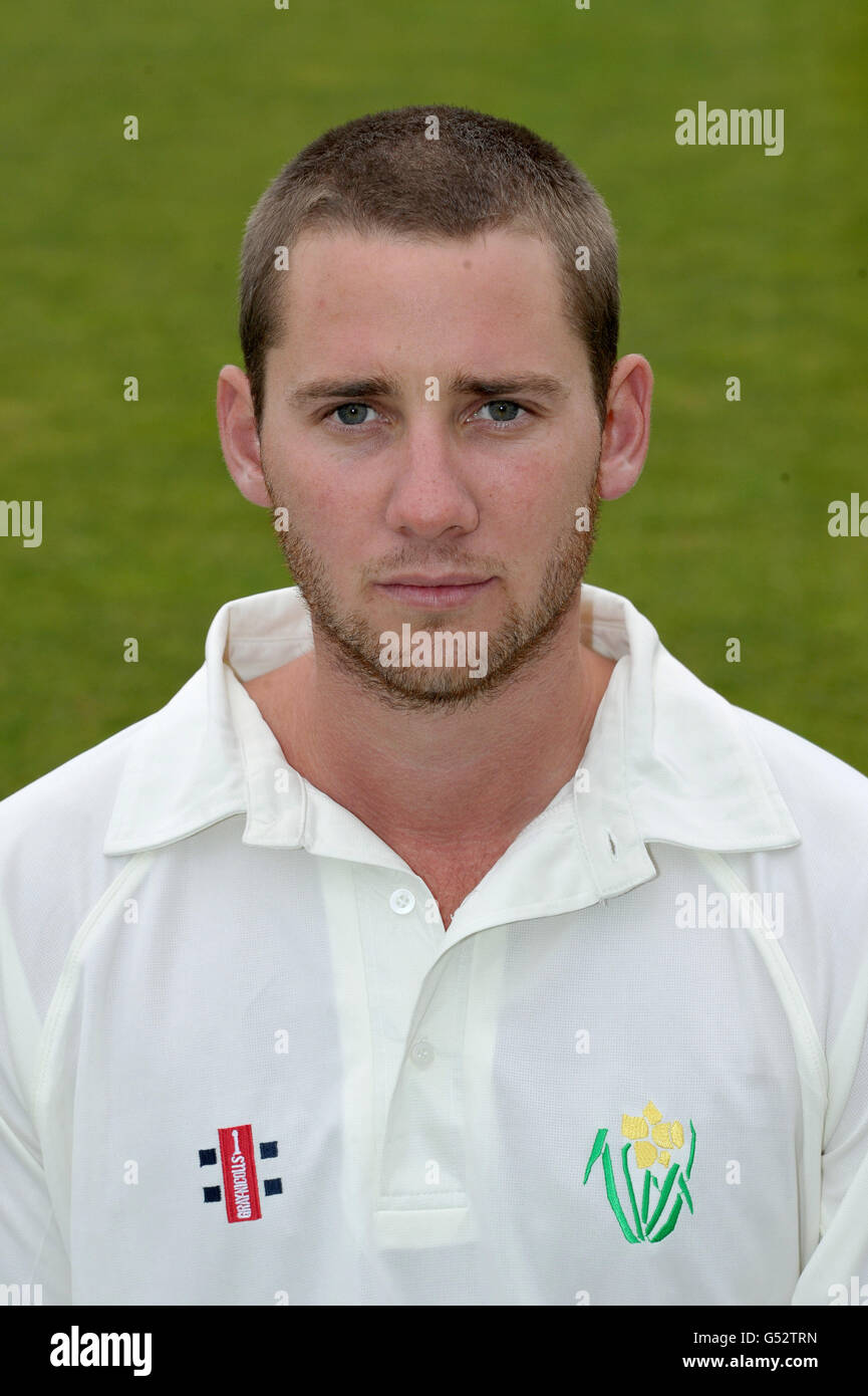 Chris cooke press day swalec stadium hi-res stock photography and ...