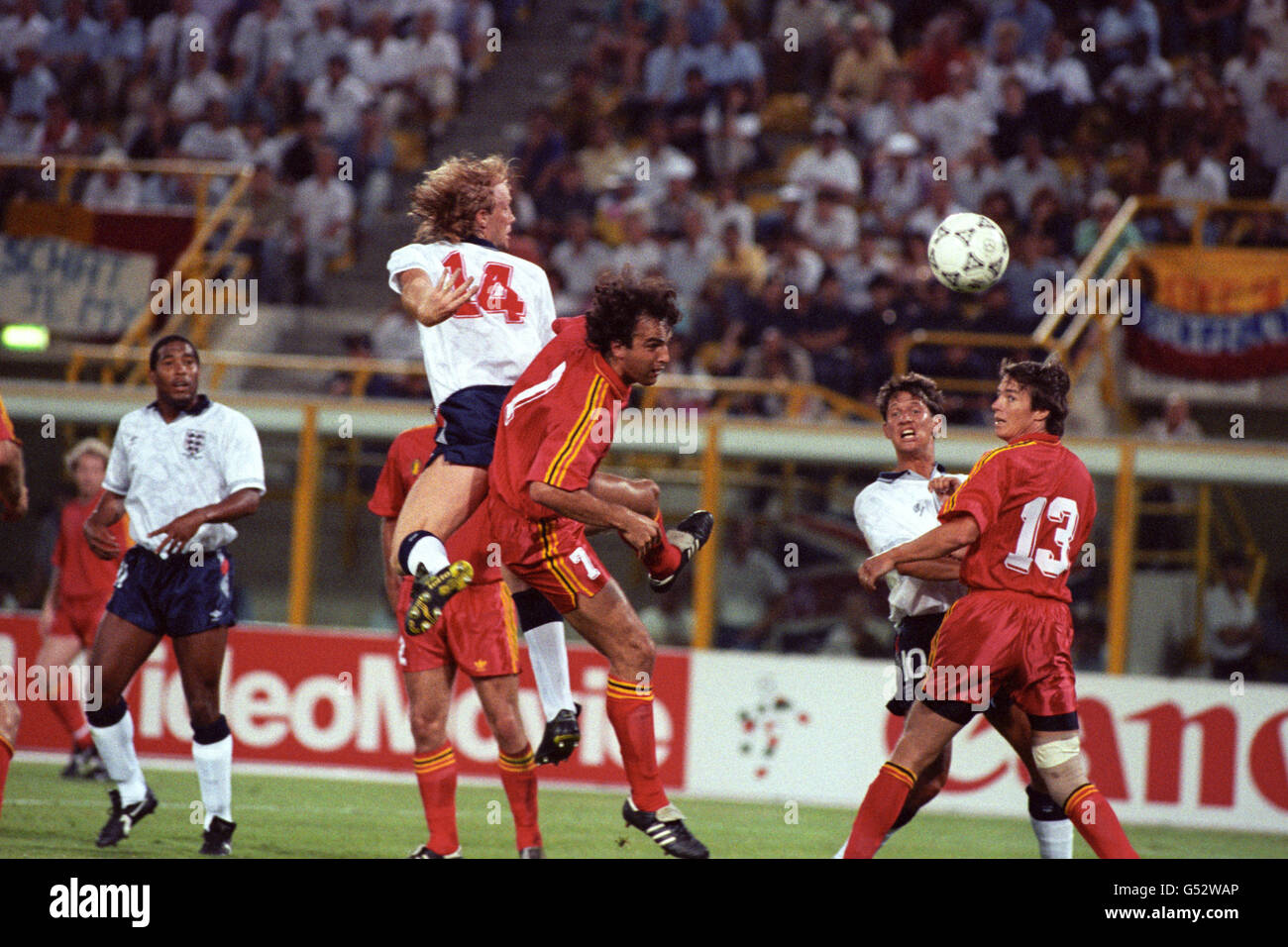 Soccer - FIFA World Cup Italia 90 - Second Round - England v Belgium ...