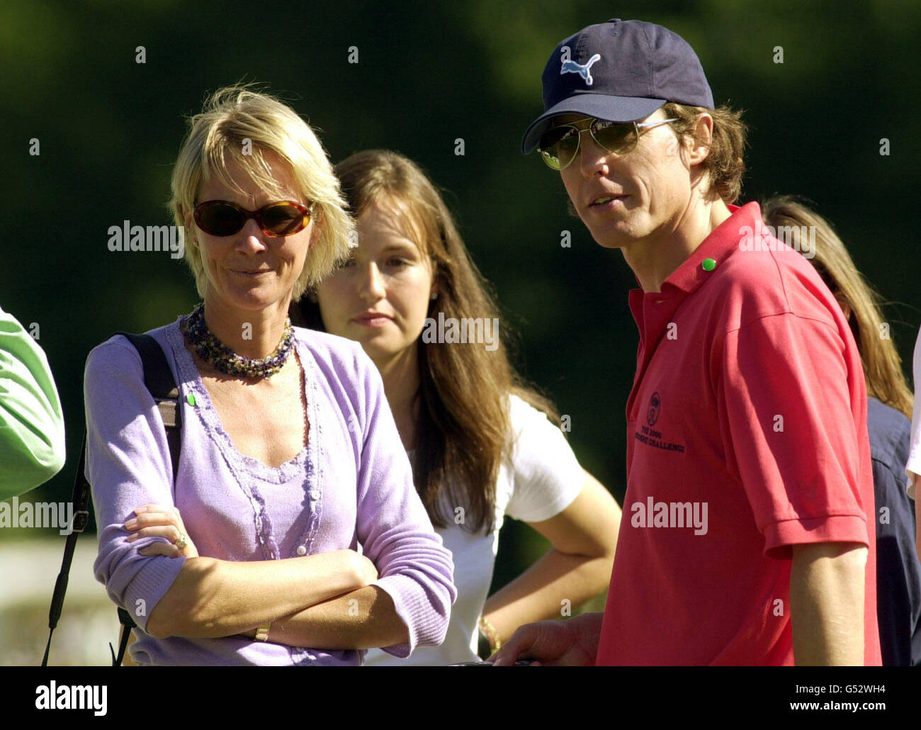 Actor Hugh Grant with the Duke of Roxburghe's daughter Roseanna Innes ...