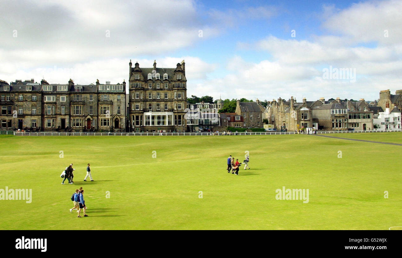 St Andrews Open Stock Photo - Alamy