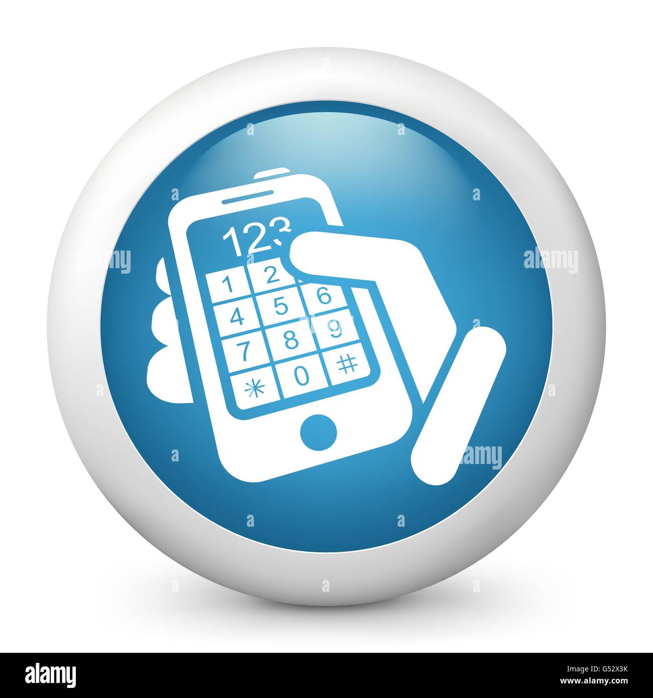 Using keypad Stock Vector Images - Alamy