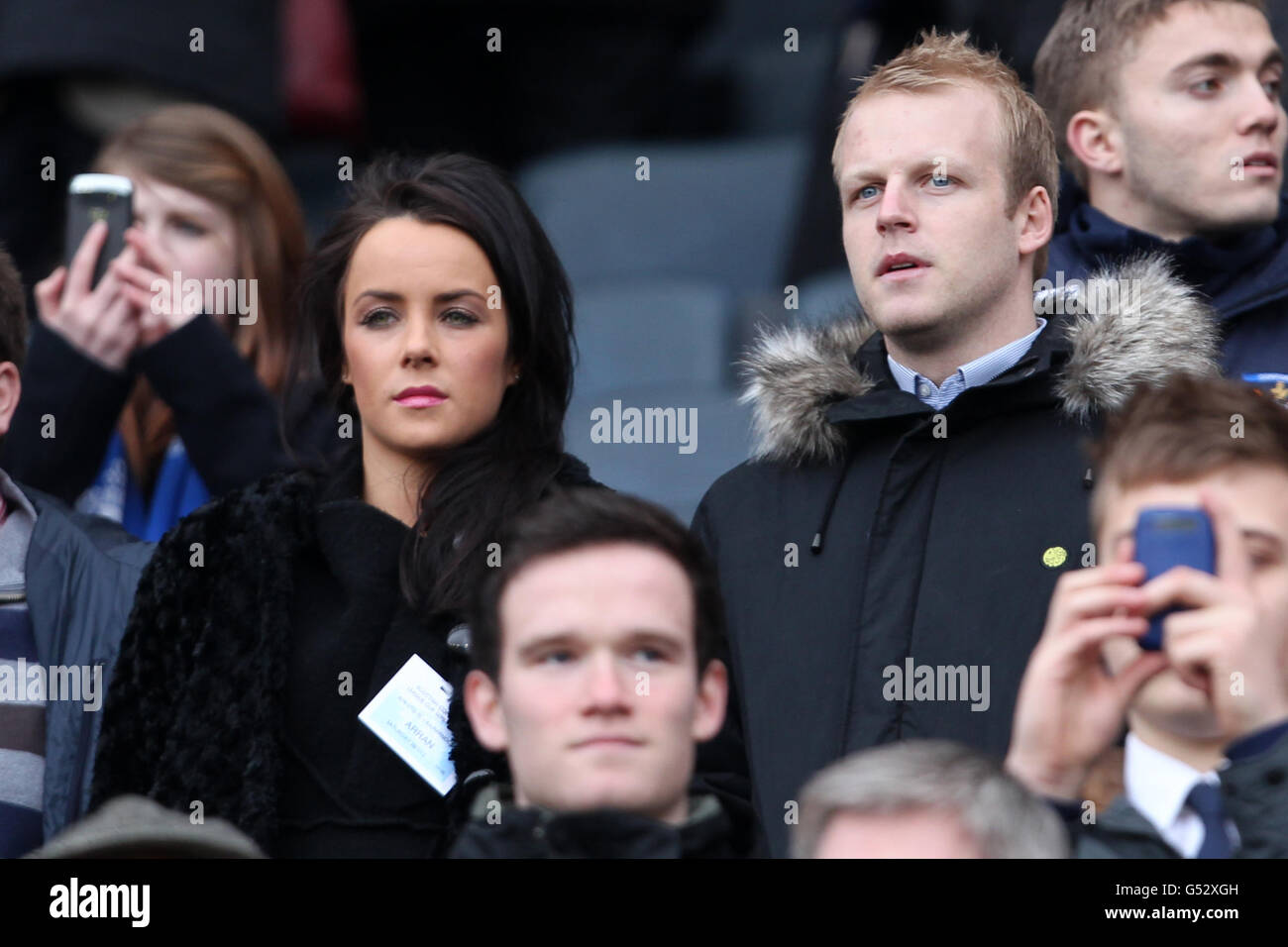 Rangers with girlfriend moya farrell hi-res stock photography and ...