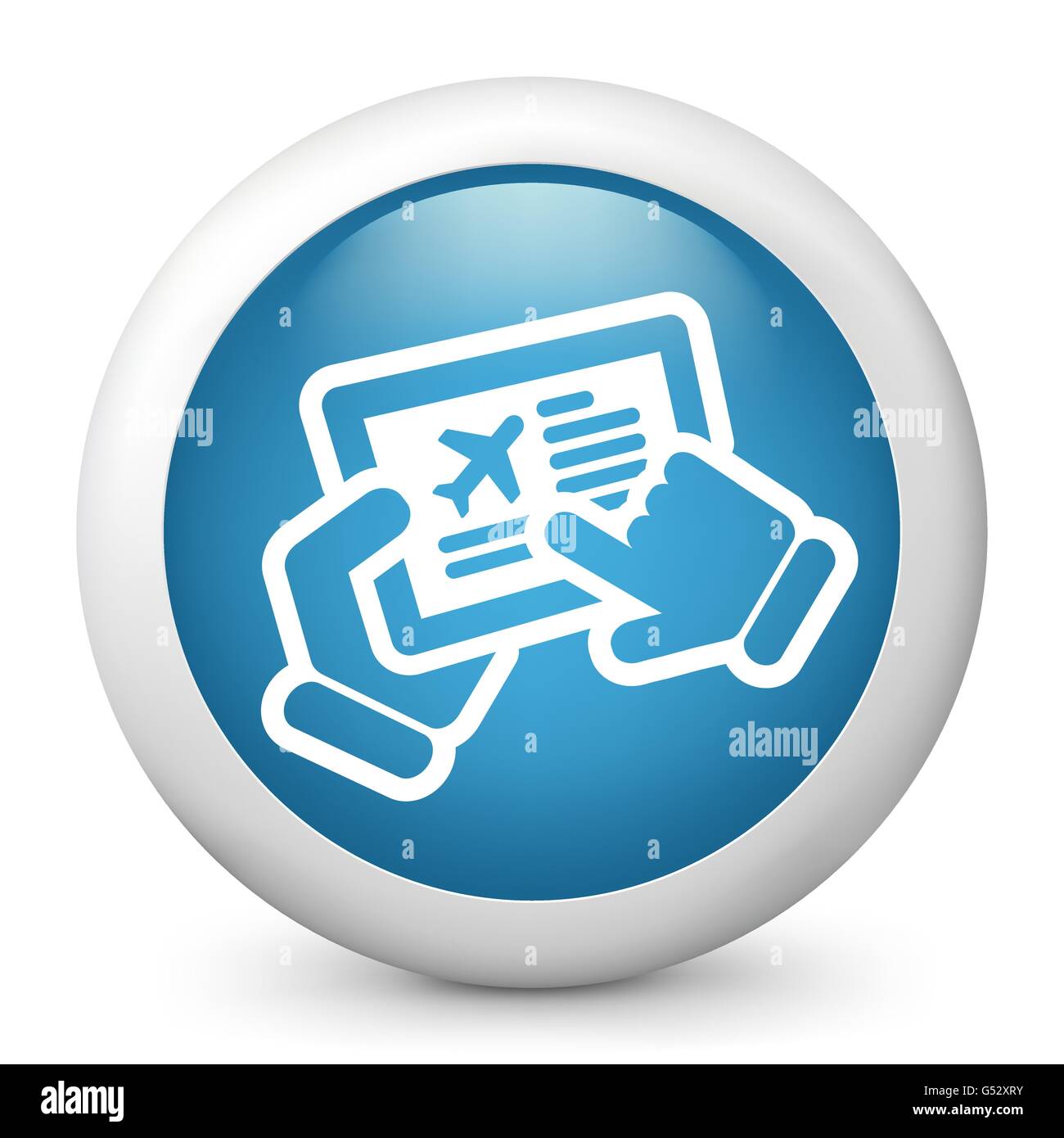 Web airplane booking Cut Out Stock Images & Pictures - Alamy