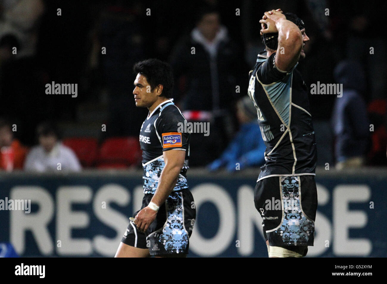 Rugby Union - RaboDirect PRO12 - Glasgow Warriors v Aironi - Firhill ...