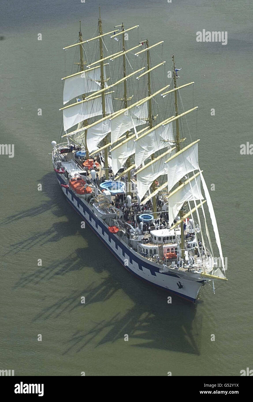 Five masted sailing ship hi-res stock photography and images - Alamy