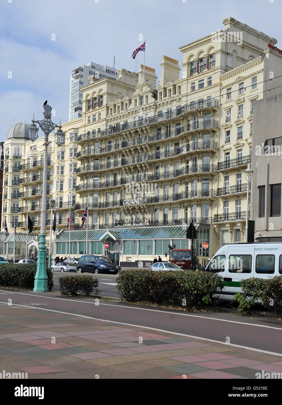 The Grand Hotel - Brighton Stock Photo - Alamy