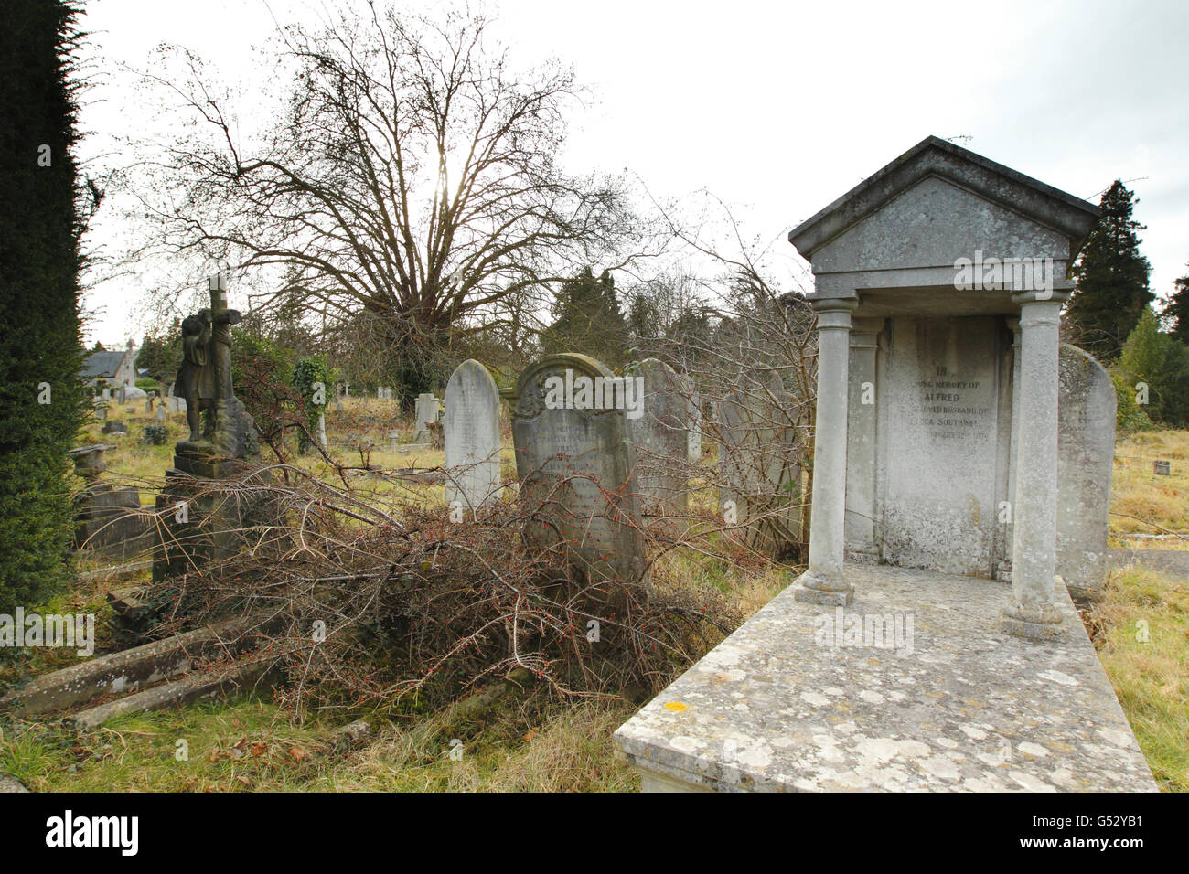 A general view of graves at Southampton's Old Cemetery which has 45 ...