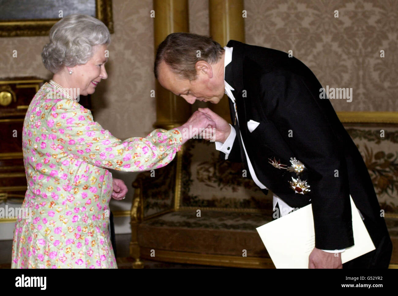 Royal Queen Austrian ambassador Stock Photo - Alamy