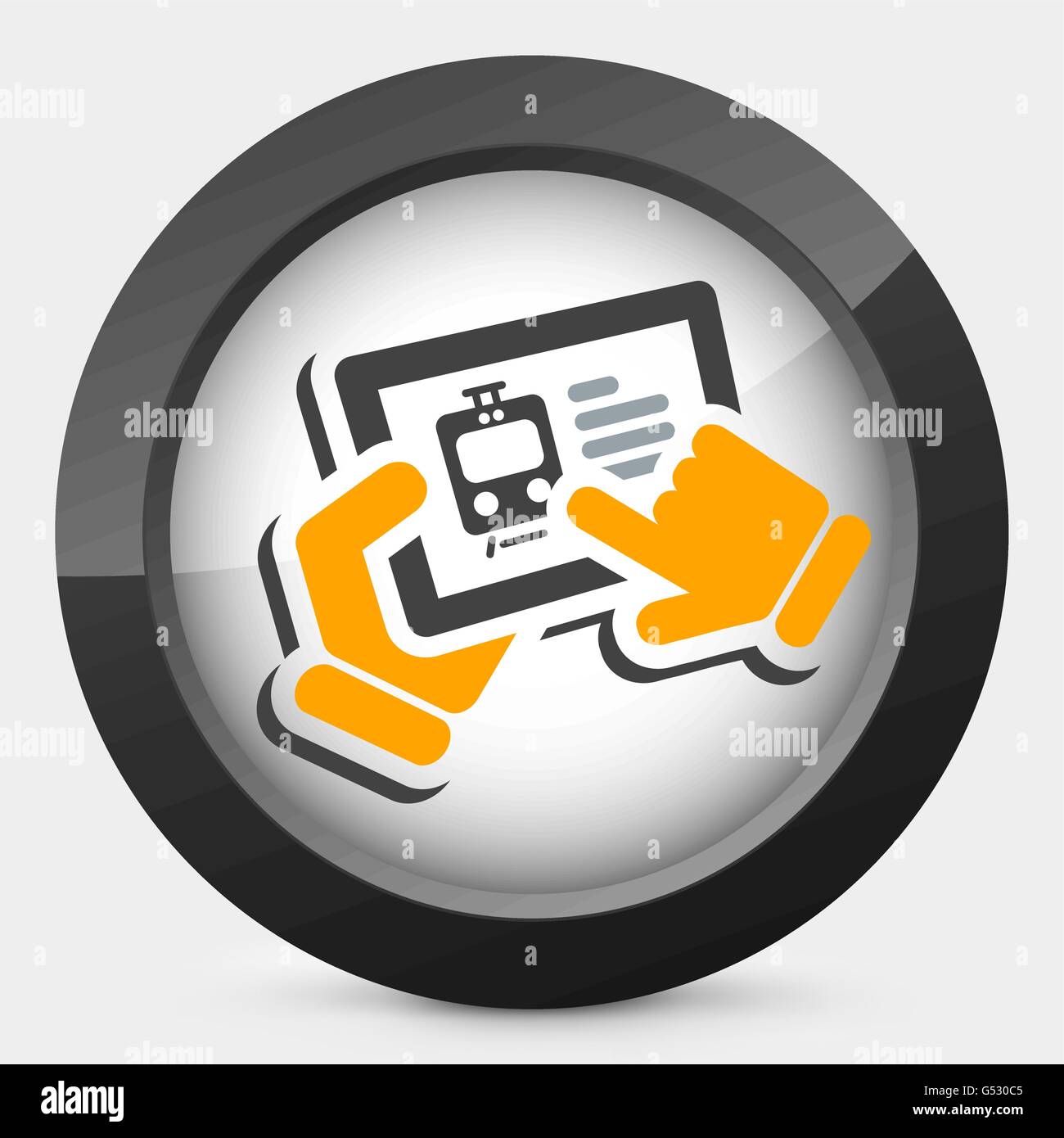 Train booking Stock Vector Images - Alamy