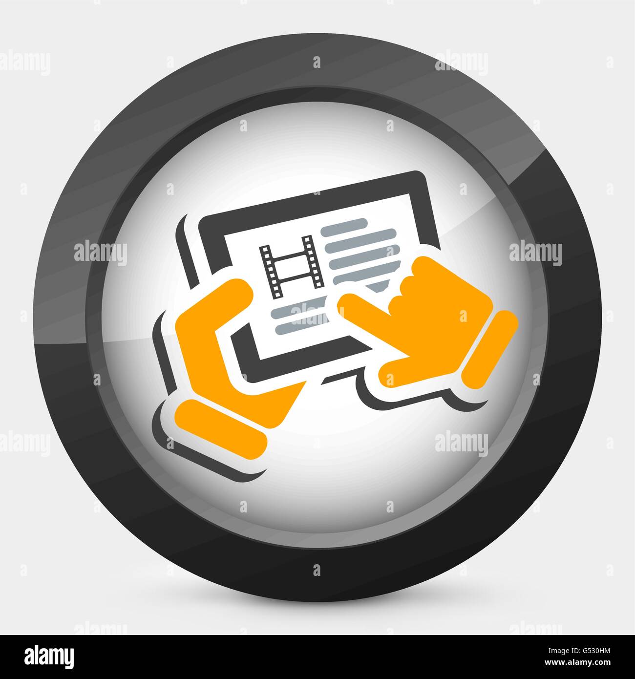 Movie viewing Stock Vector Images - Alamy