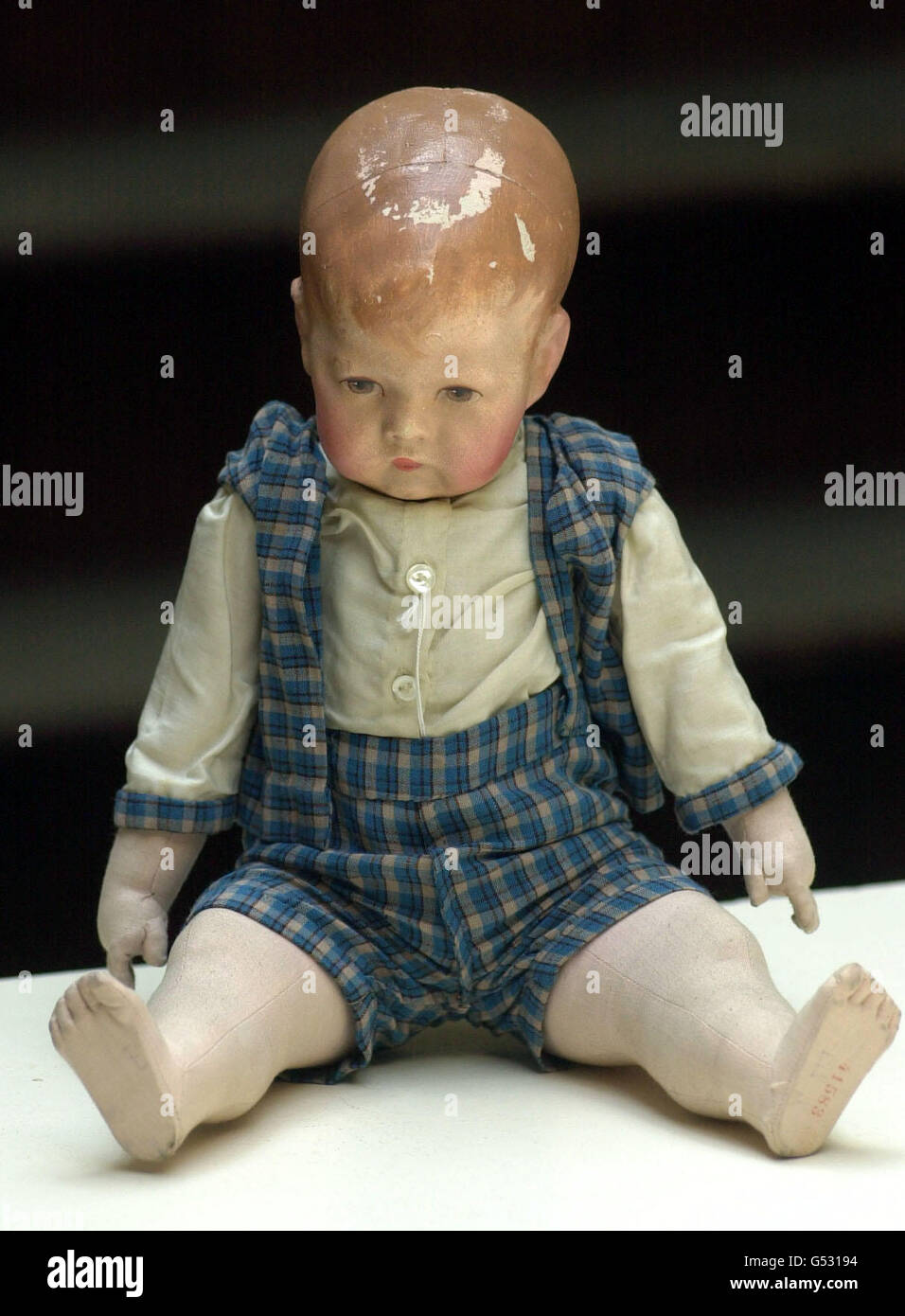 Miniature dolls auction Stock Photo - Alamy