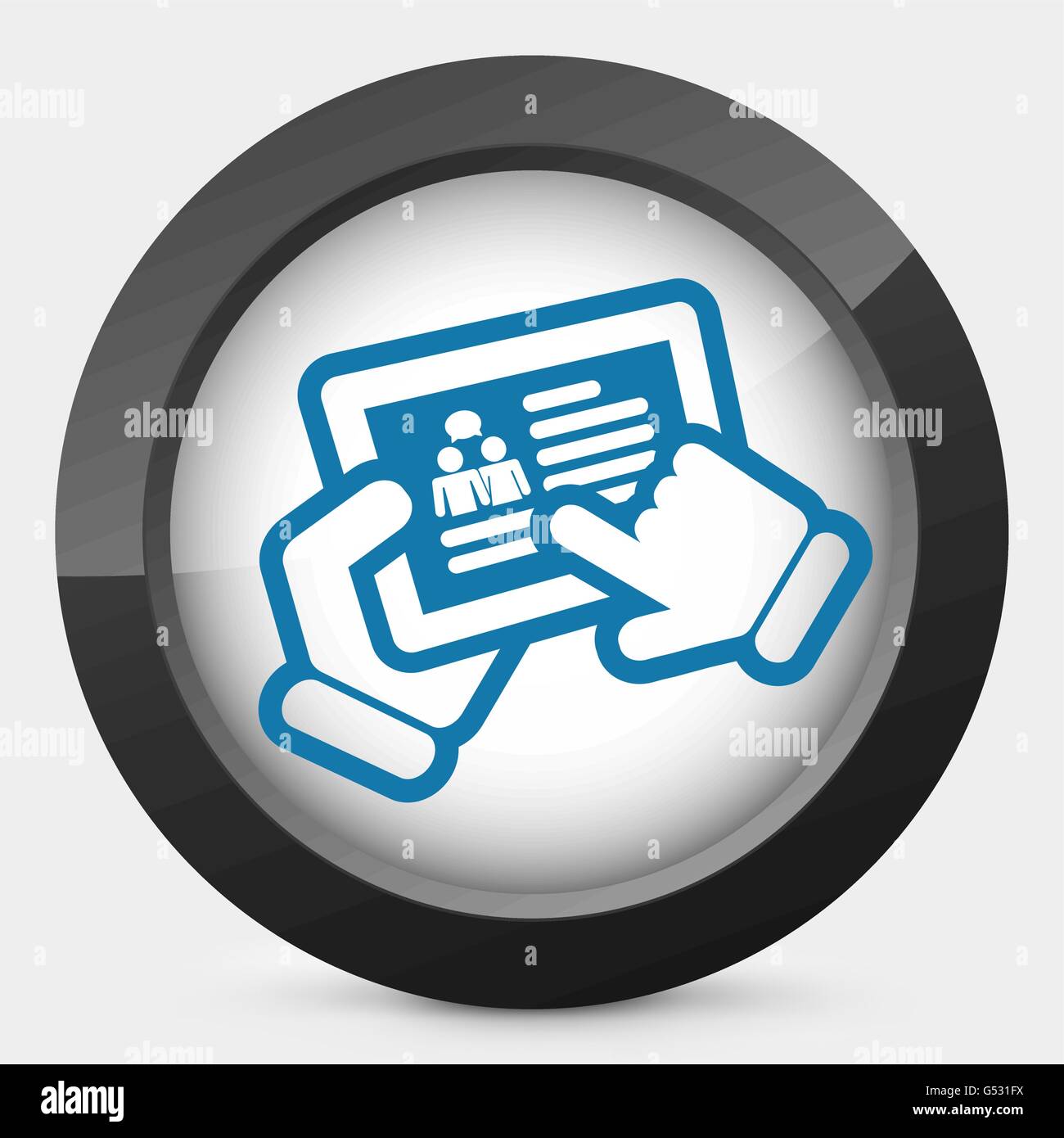 Click icon 3d search Stock Vector Images - Alamy
