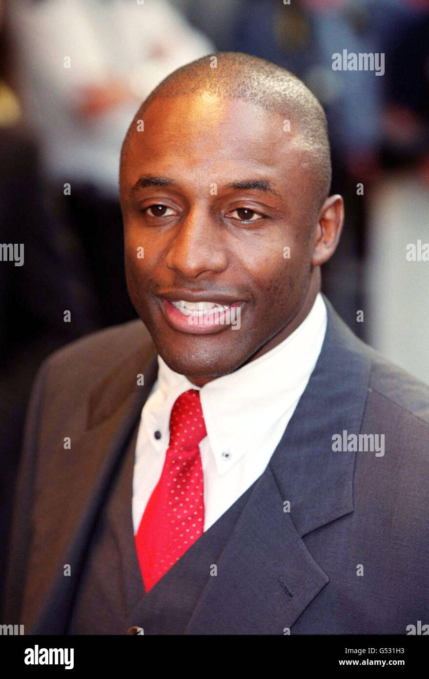 Former football player John Fashanu arriving for the European Premiere ...