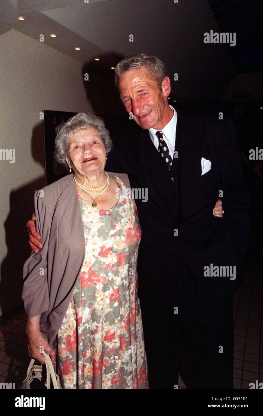 The parents of former footballer and actor Vinnie Jones at a party at ...