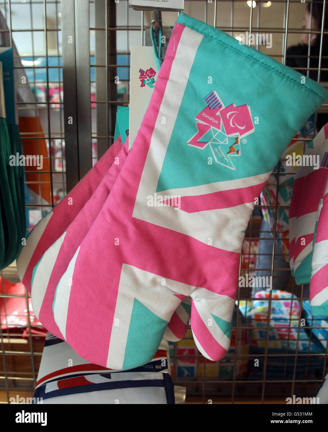 Olympic merchandise on display at john lewis on oxford street hi-res ...