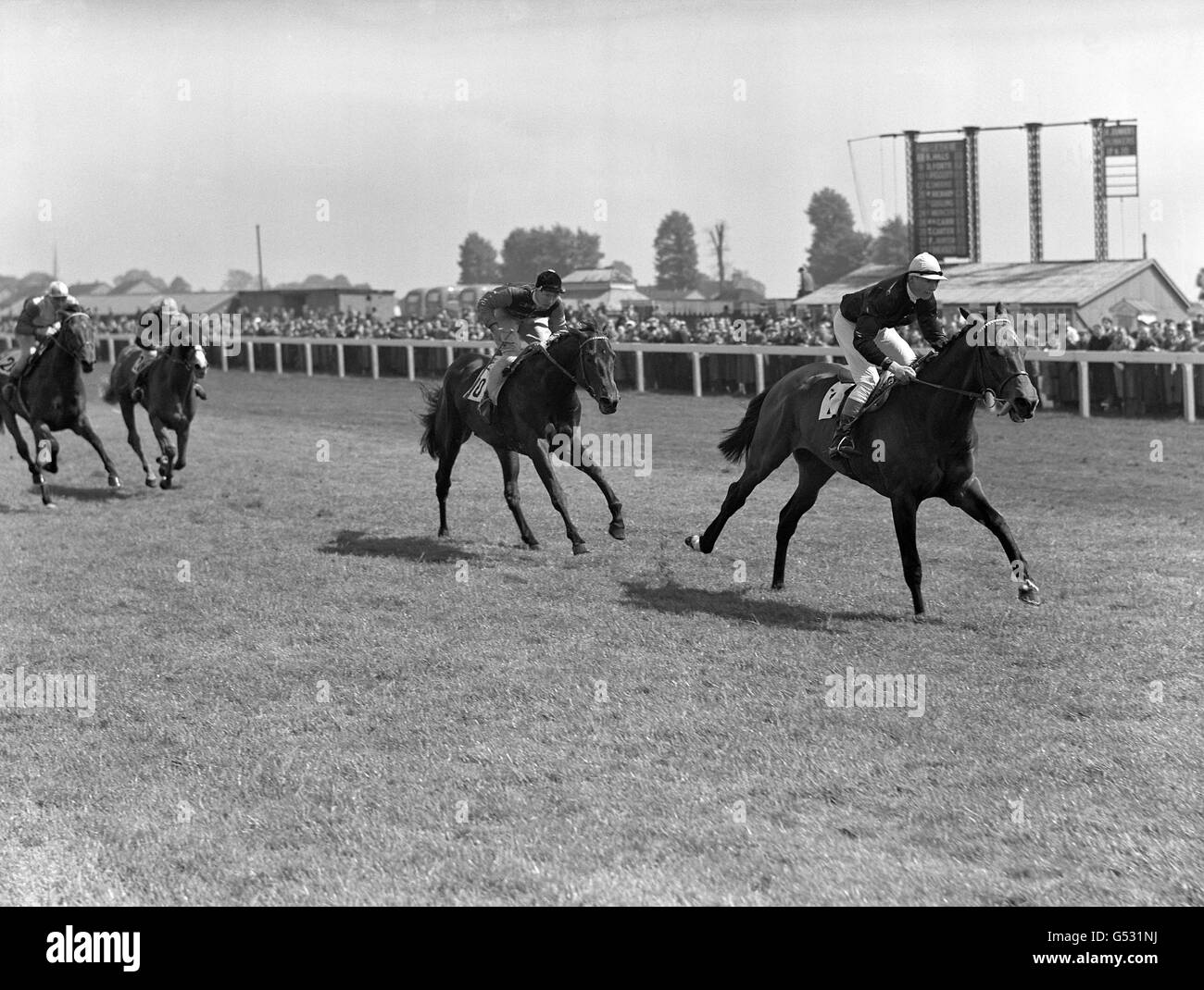 Horse Racing - Christopher Wren Plate - Hurst Park Racecourse Stock ...