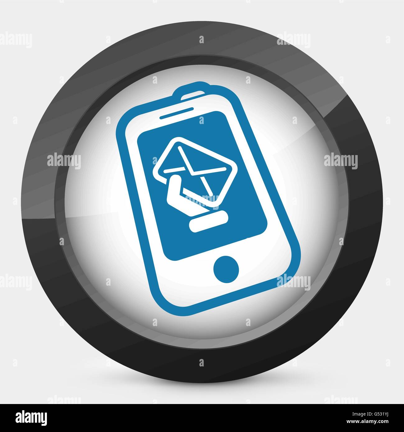 Phone message icon Stock Vector Image & Art - Alamy