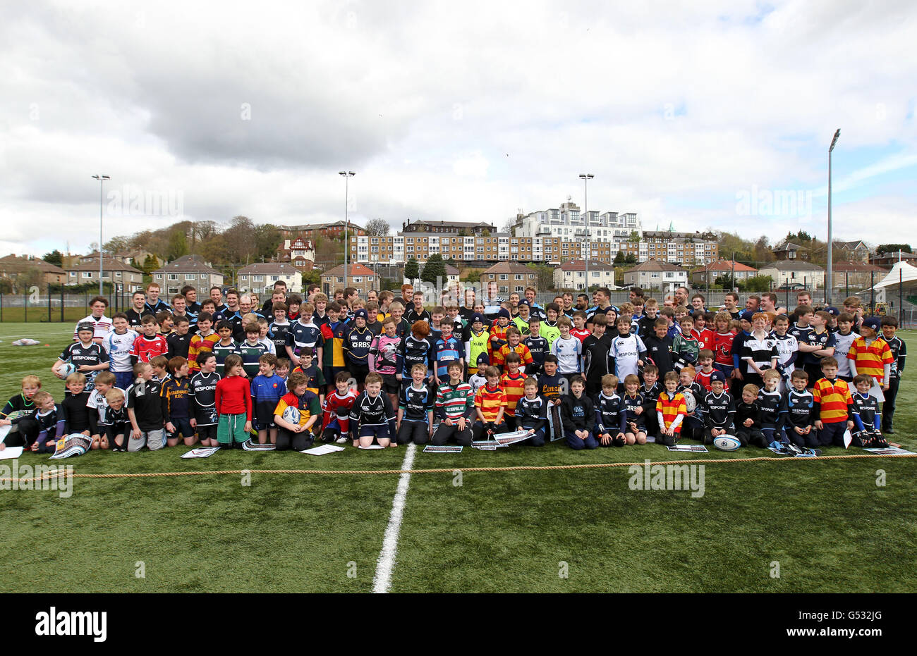 Children scotstoun stadium easter camp scotstoun stadium hi-res stock ...