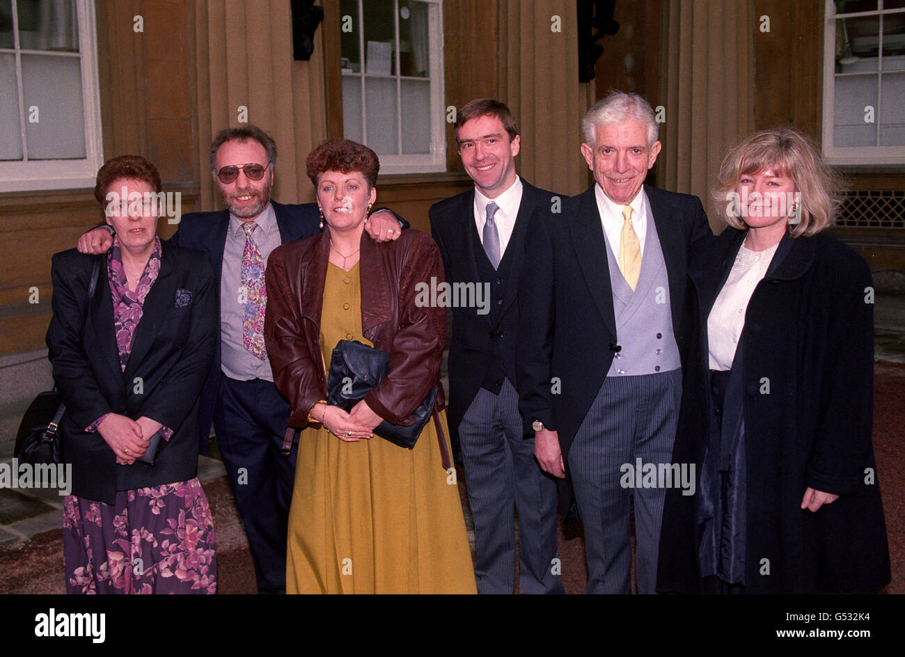 His father patrick mccarthy and girlfriend jill morrell hi-res stock ...