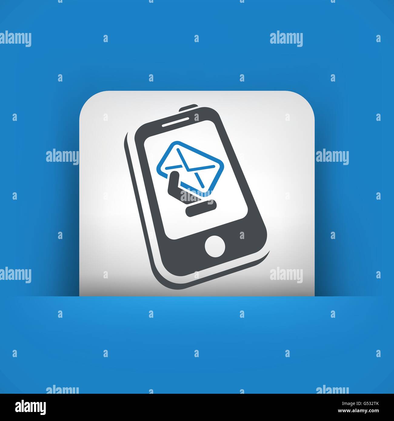Phone message icon Stock Vector Image & Art - Alamy