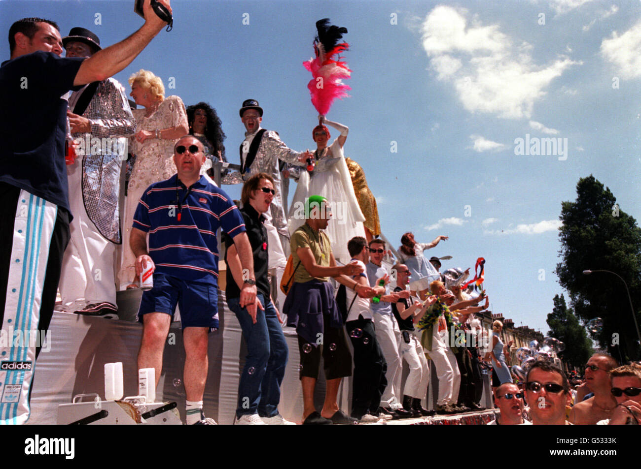 Brighton Pride Parade float Stock Photo - Alamy