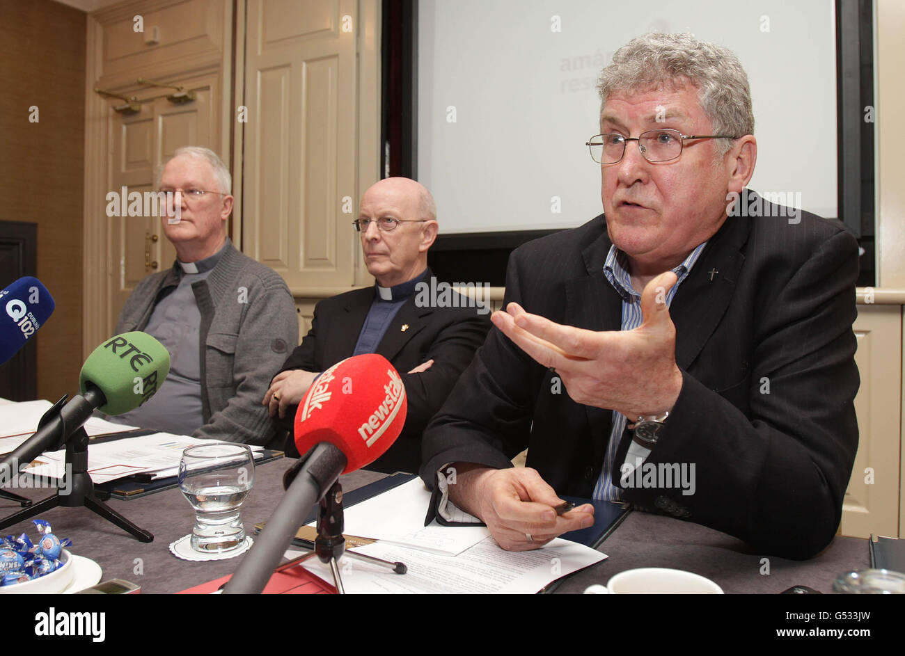 (left - right) Father Brendan Hoban, Father PJ Madden and Father Sean ...