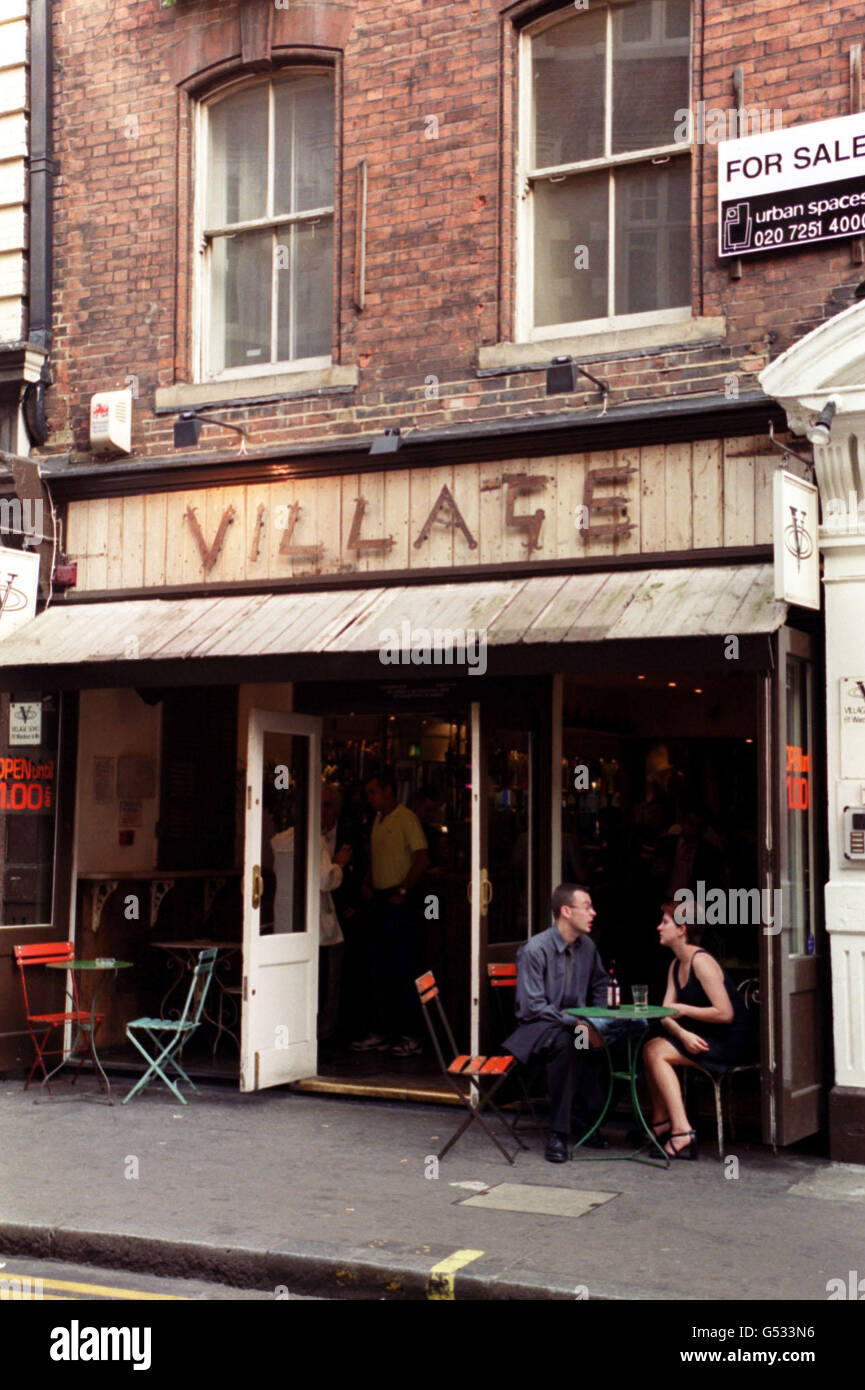 Old Compton St Village bar Stock Photo - Alamy