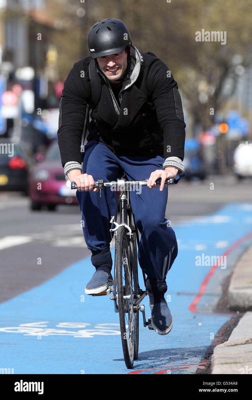 Cs7 cycling superhighway hi-res stock photography and images - Alamy
