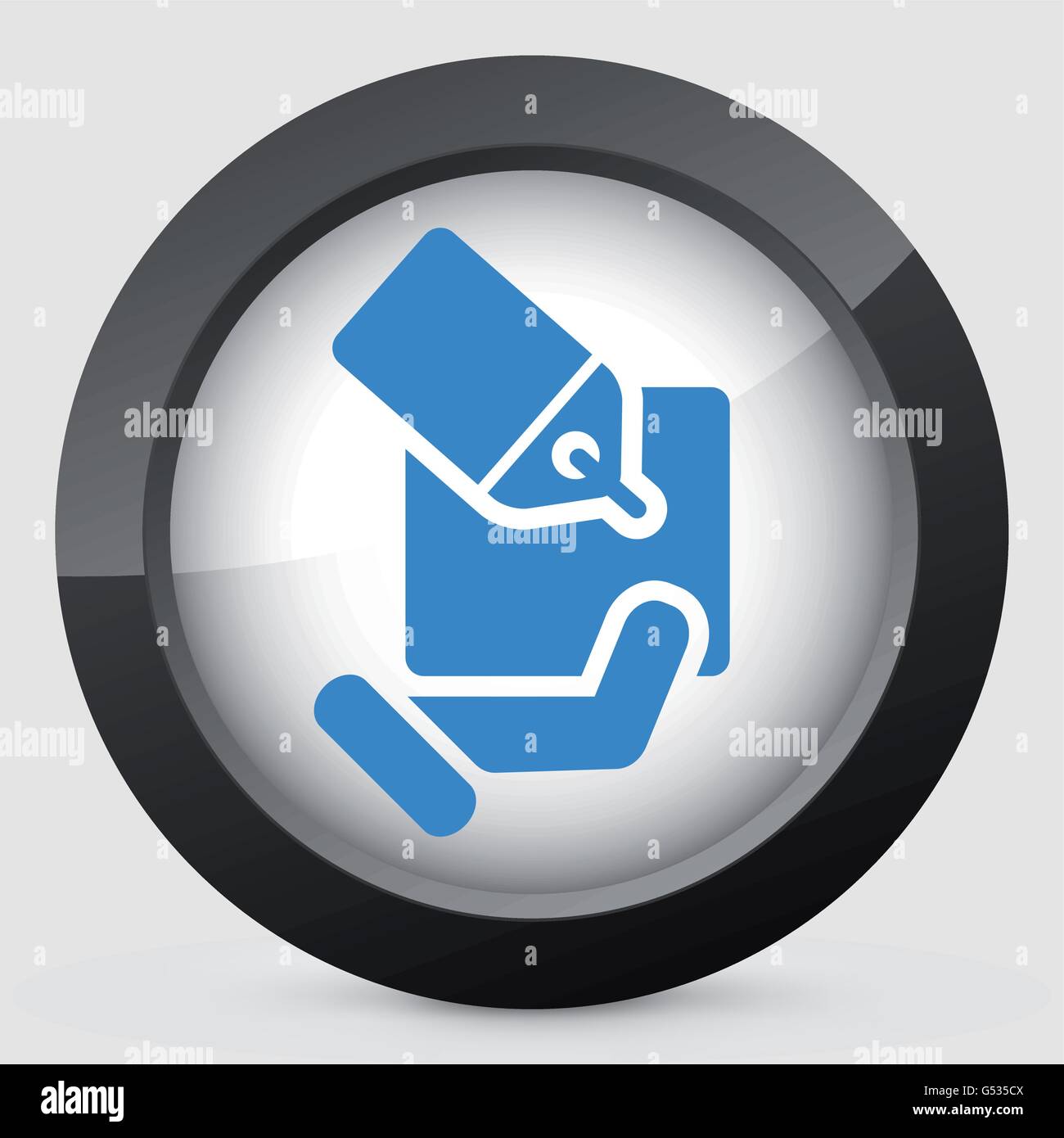 Handing a gift icon Stock Vector Image & Art - Alamy