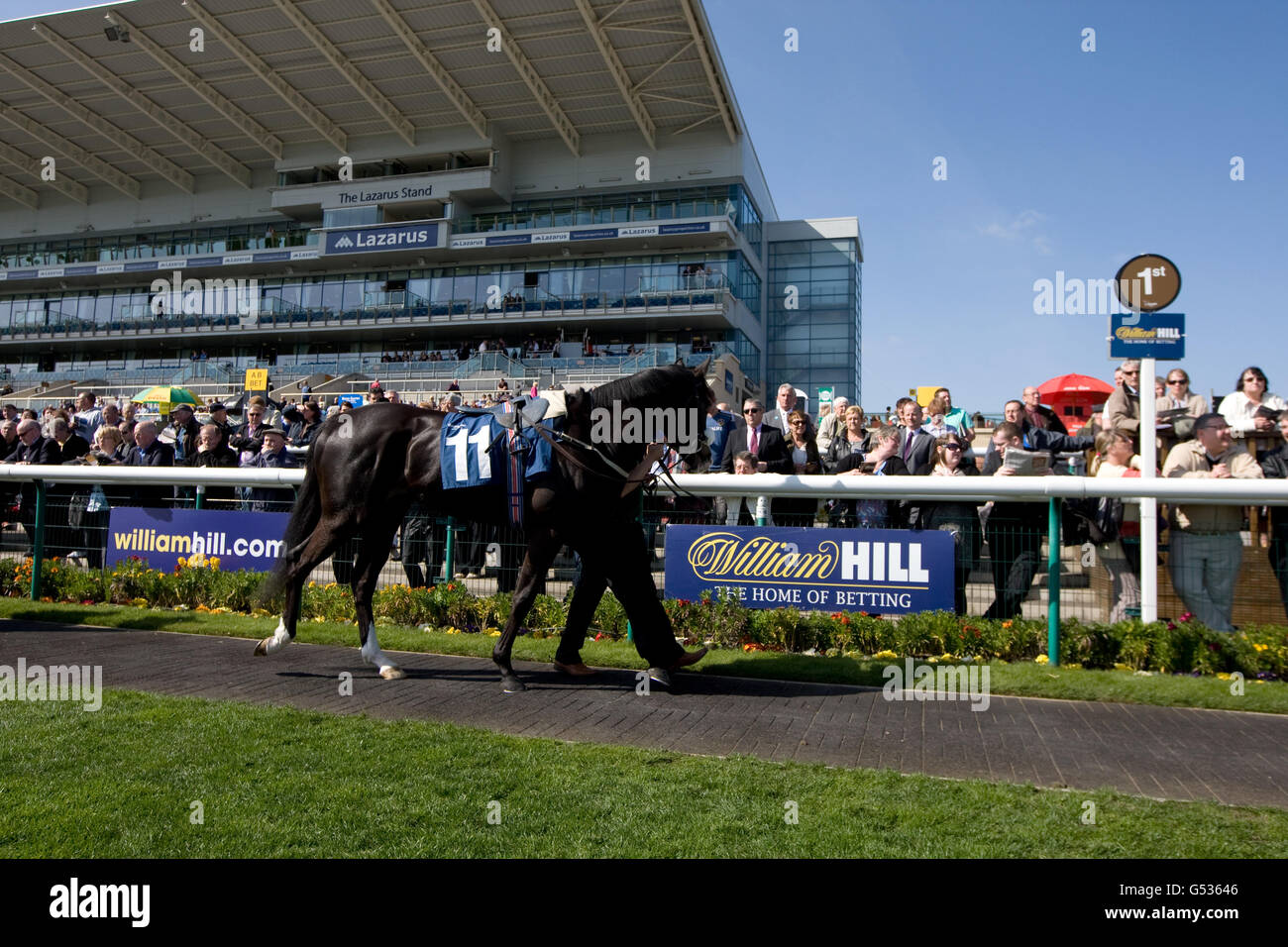 William hill signage at the lincoln meeting at doncaster racecourse hi ...