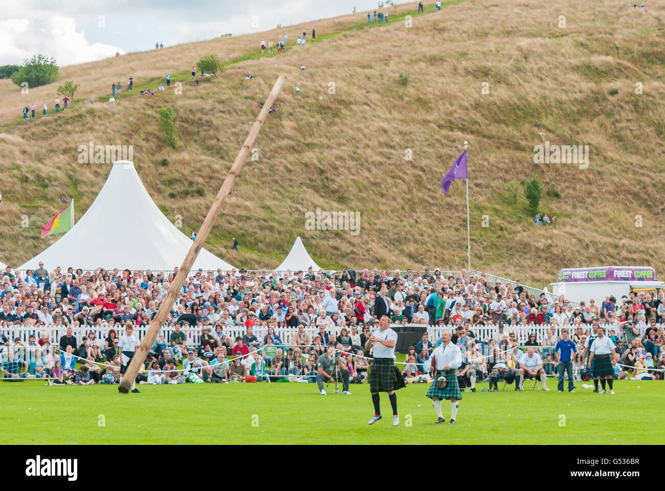 United Kingdom, Scotland, Edinburgh, The Gathering 2009, Tossing the ...