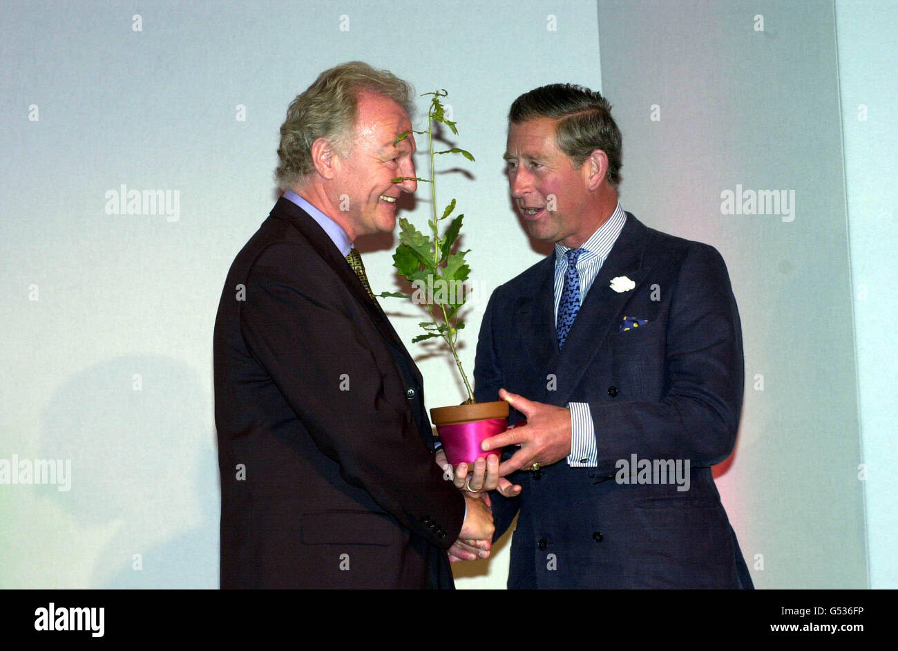 Martin Toogood, of B&Q, receiving the Innovation Award from The Prince ...