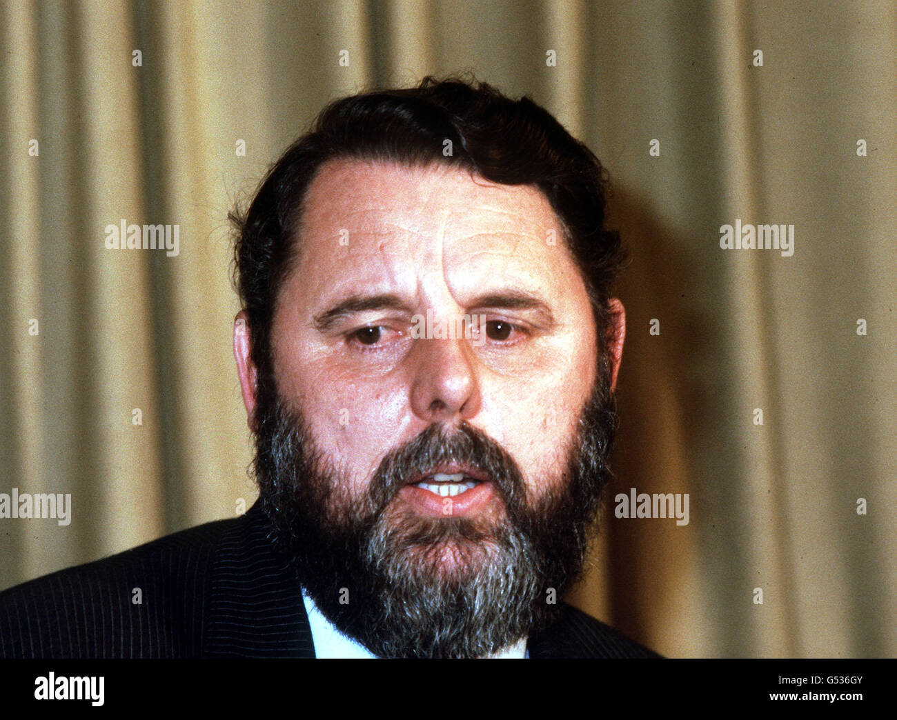 Terry Waite freed hostages Stock Photo - Alamy