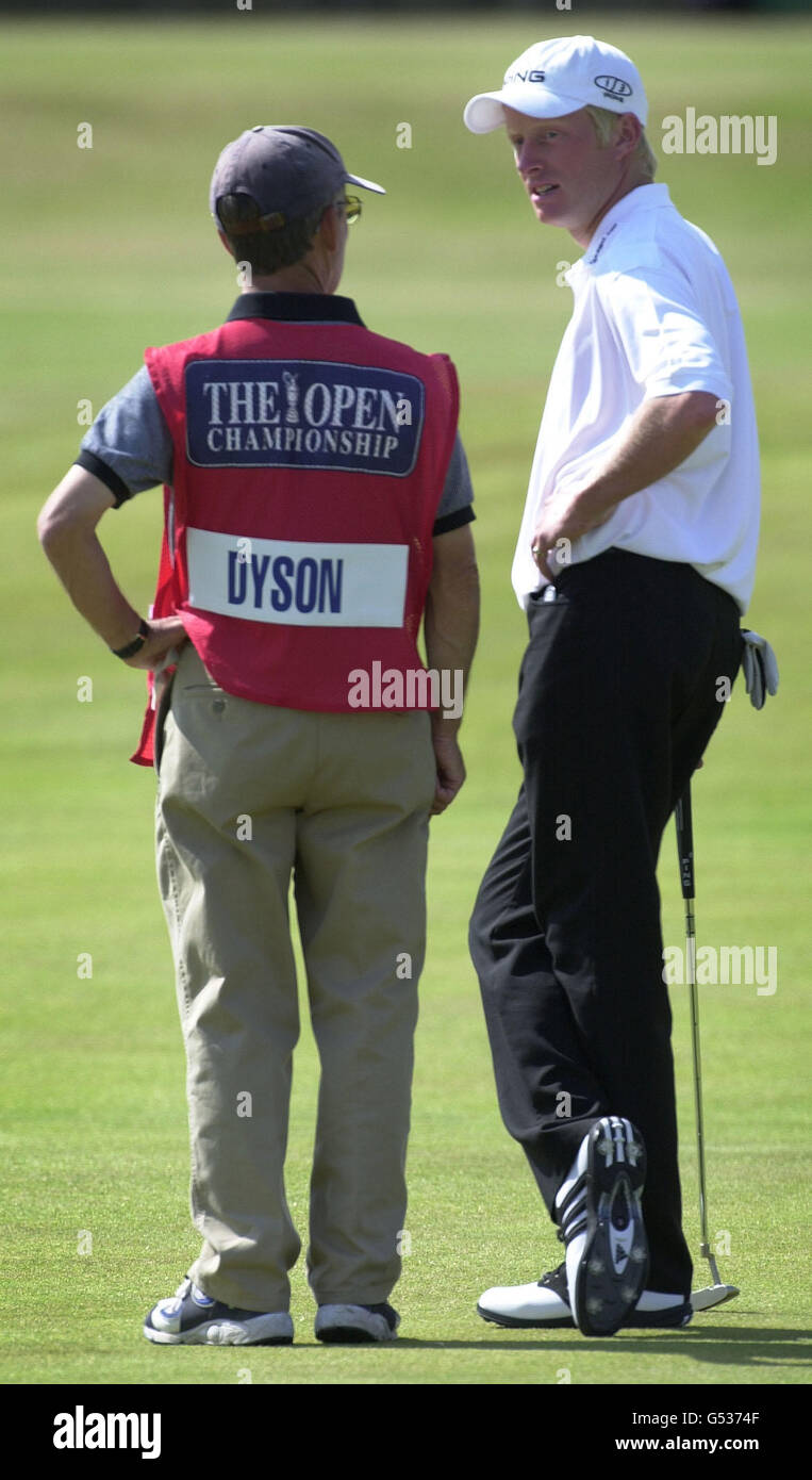 Open golf Simon Dyson Stock Photo - Alamy