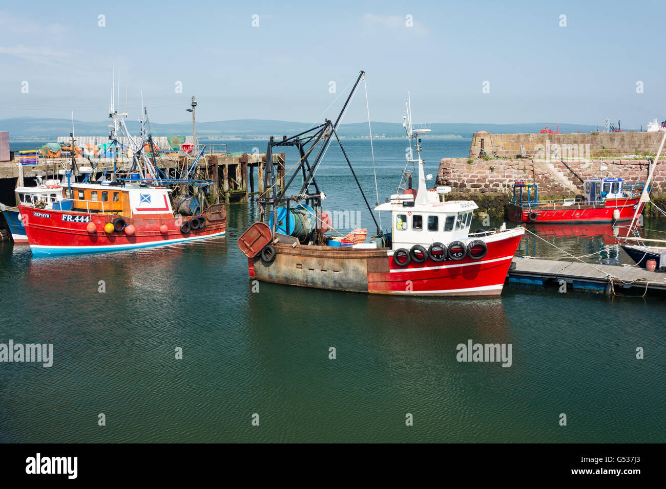 United Kingdom, Scotland, Highland, Cromarty, Port of Cromarty, Black ...