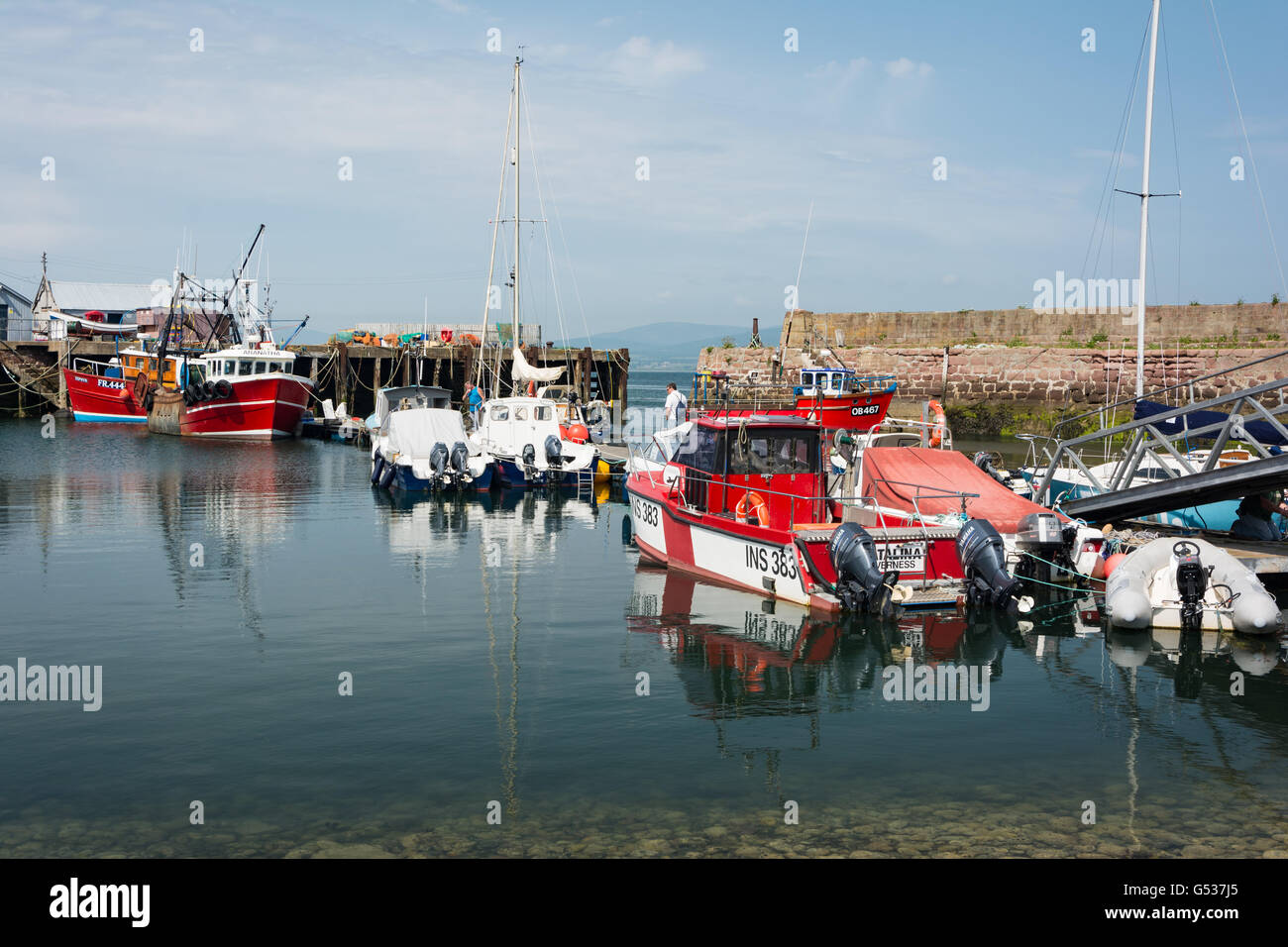 United Kingdom, Scotland, Highland, Cromarty, Port of Cromarty, Black ...
