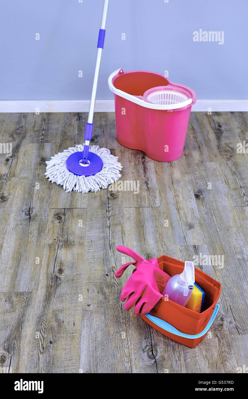 A studio photo of a cleaning mop Stock Photo - Alamy