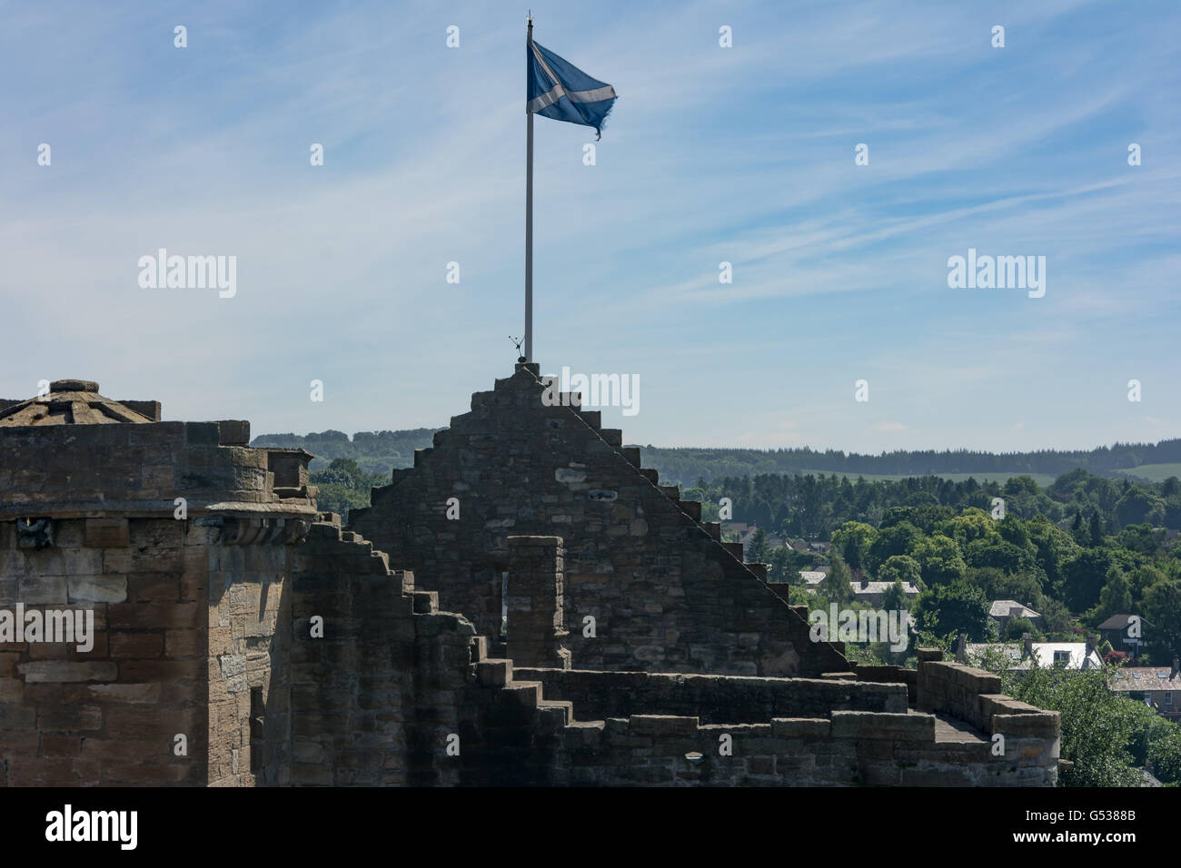 United Kingdom, Scotland, West Lothian, Linlithgow, Linlithgow Palace ...