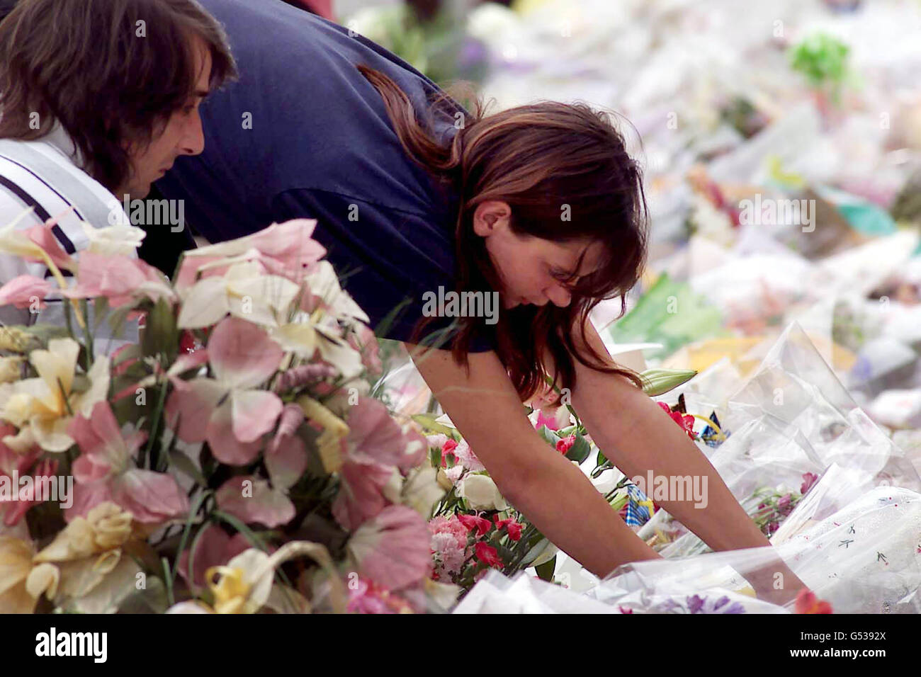 Sarah Payne murder site visit Stock Photo - Alamy