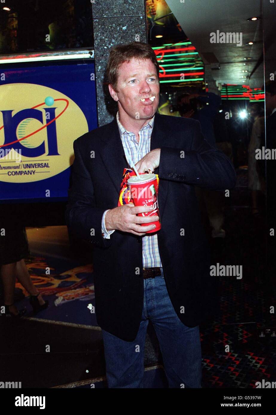 Flintstones Jim Davidson Stock Photo - Alamy