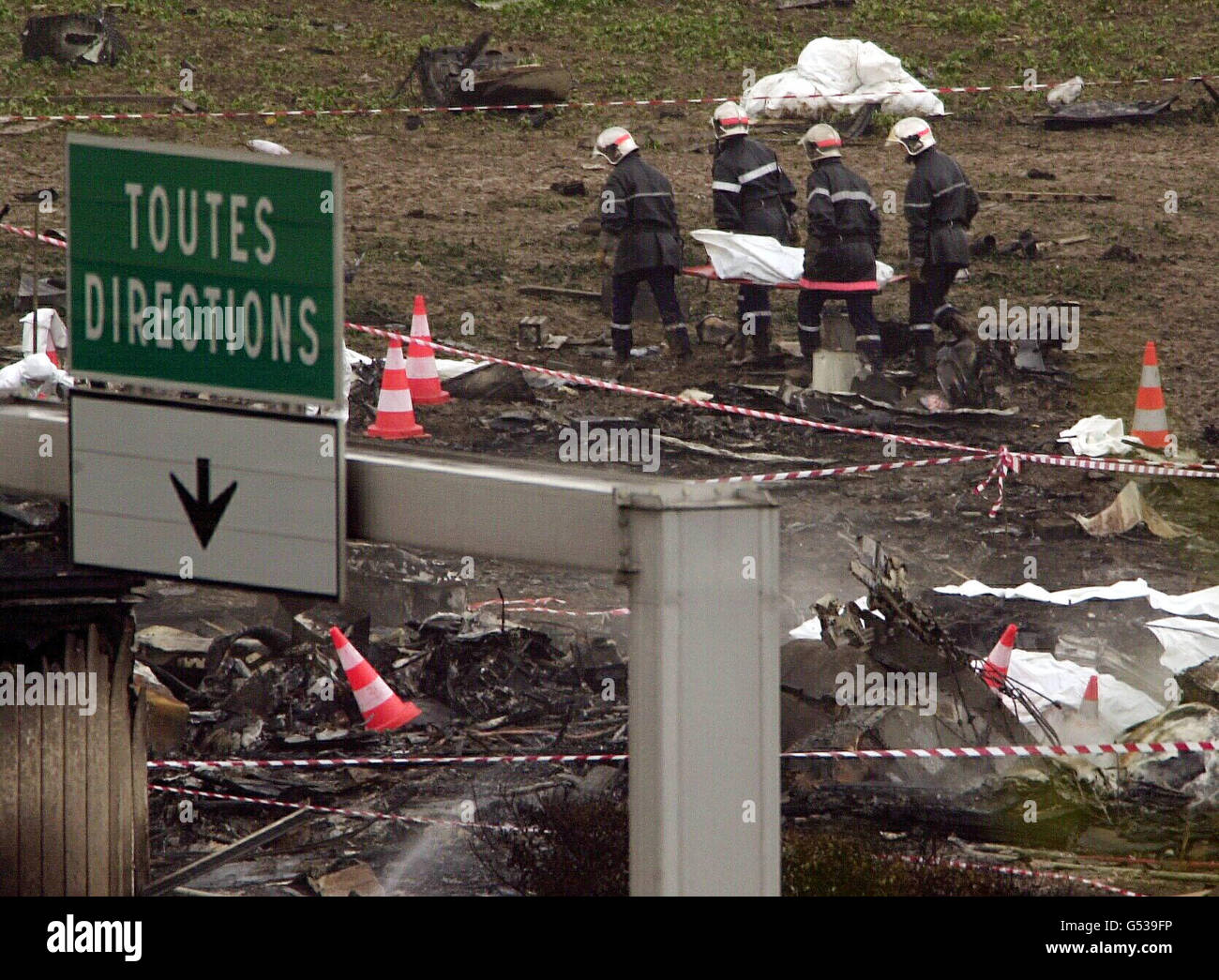 Air France Concorde Crashed Killing 113 People High Resolution Stock ...