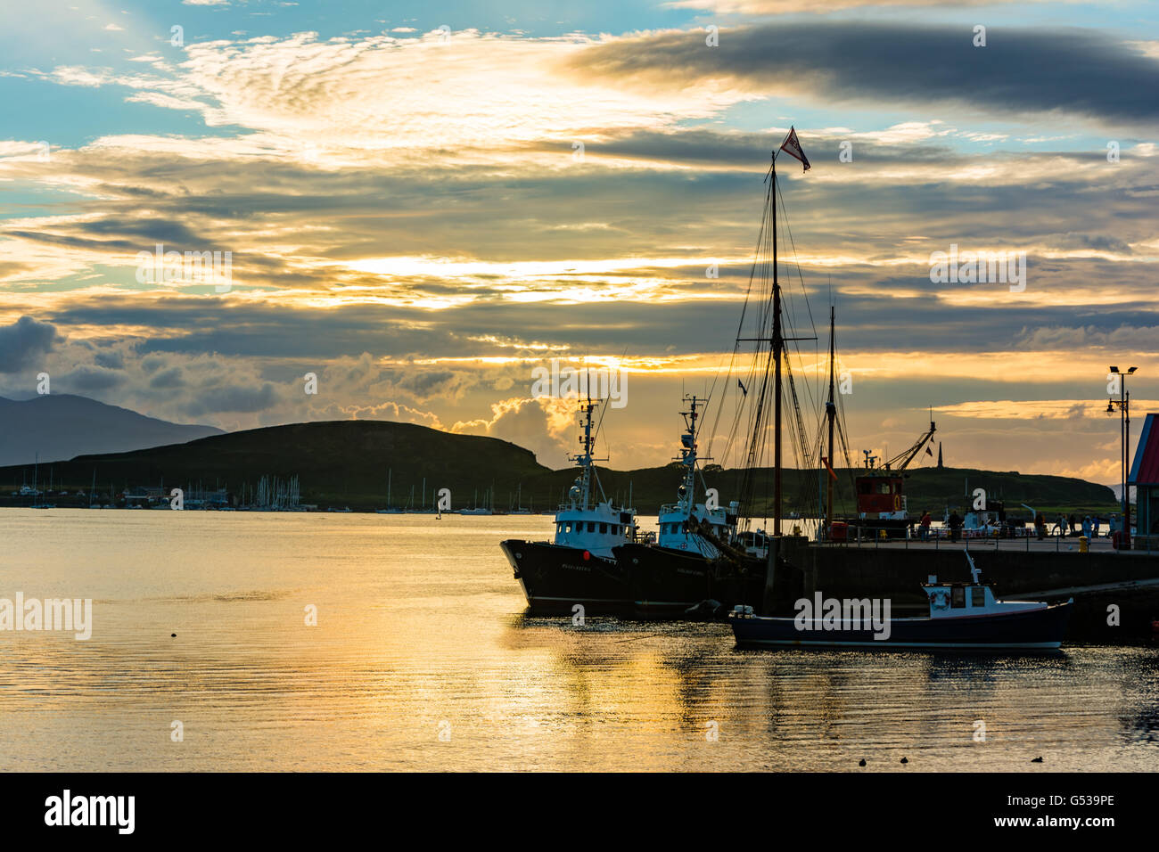 United Kingdom, Scotland, Argyll and Bute, Oban, Port of Oban Stock ...