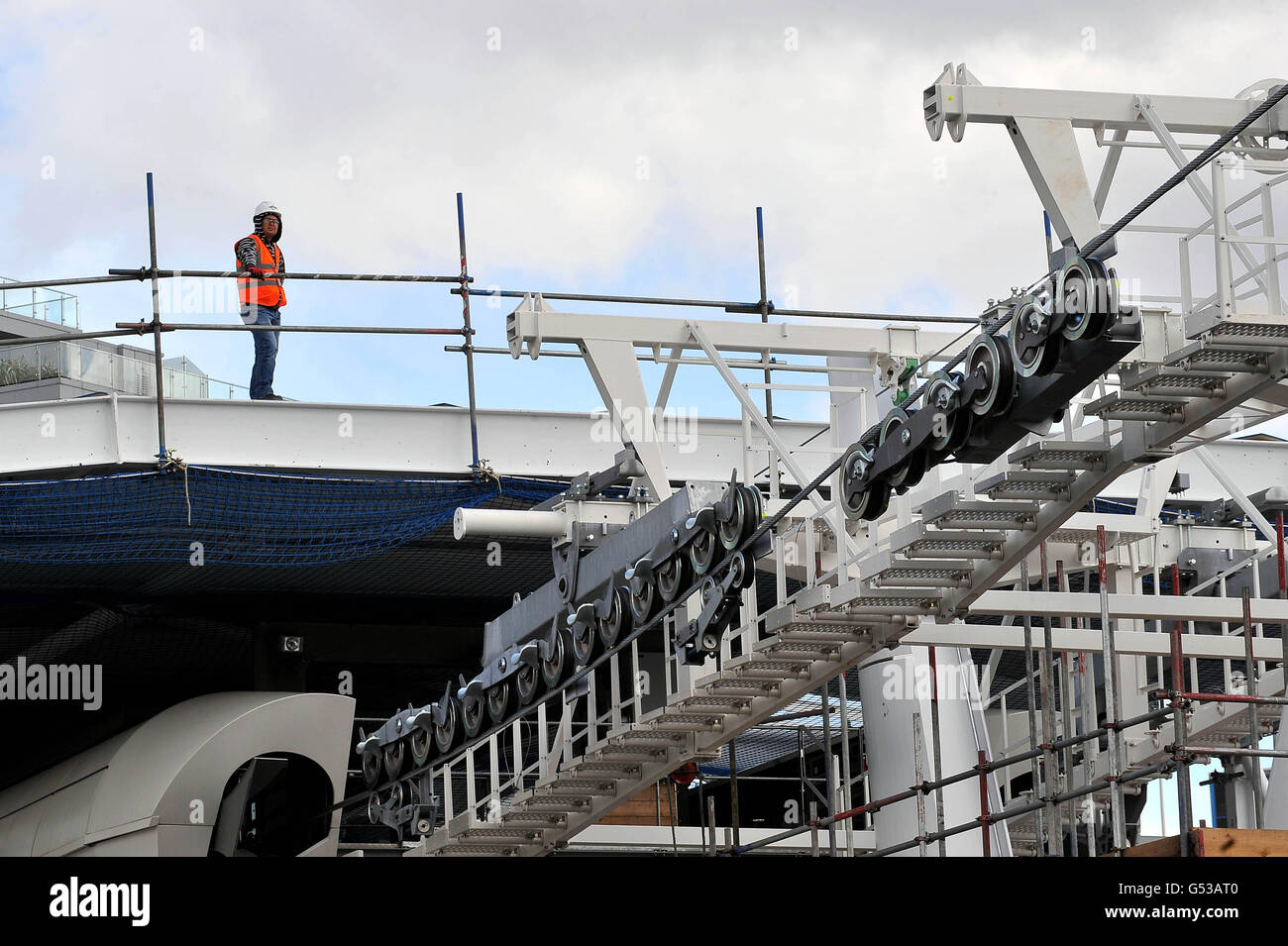 Emirates Air Line. The Emirates Sky Line, which is under construction ...
