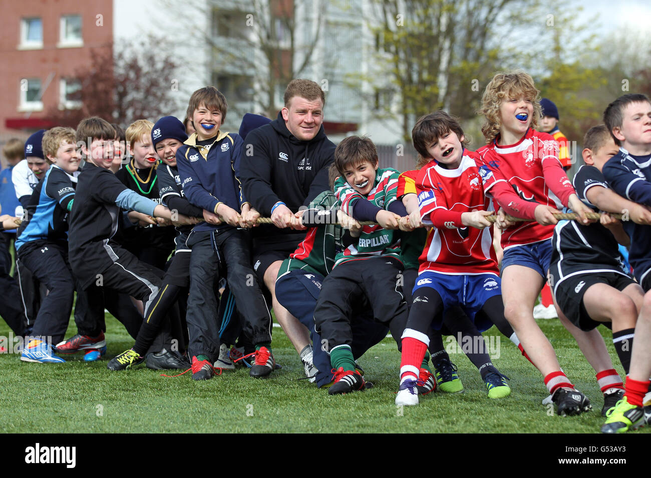 Children scotstoun stadium easter camp scotstoun stadium hi-res stock ...