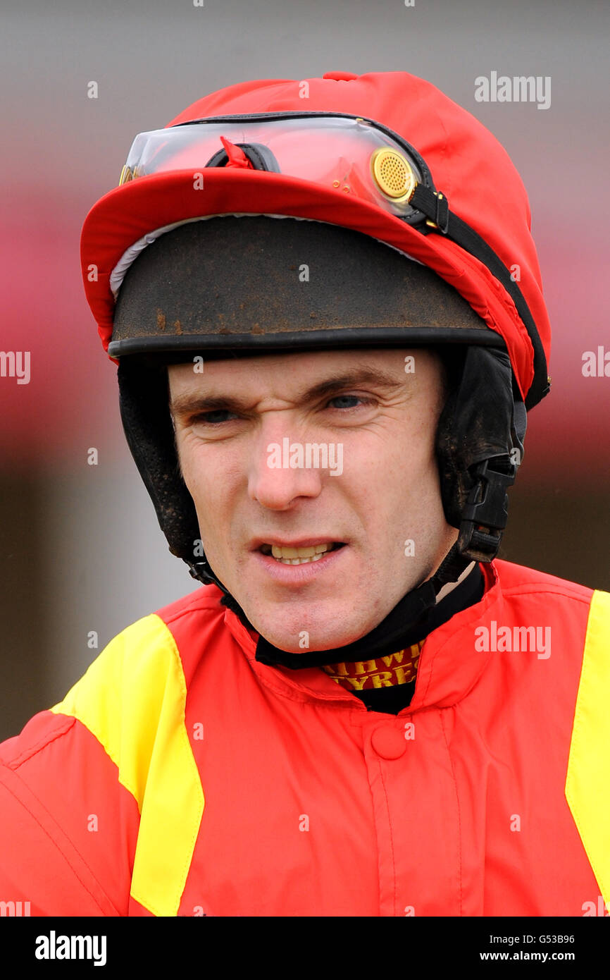 Horse racing national hunt raceday doncaster racecourse hi-res stock ...