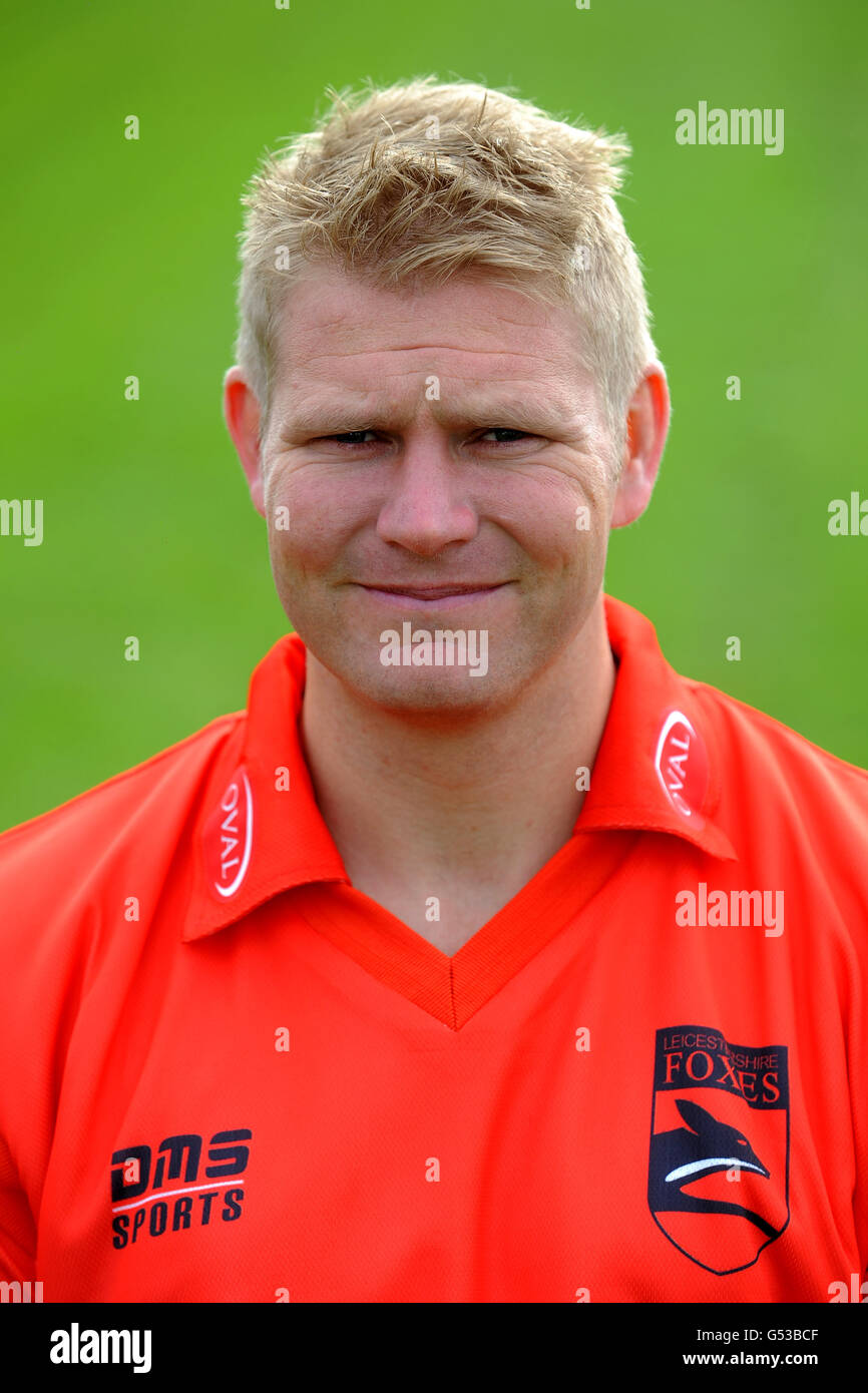 Cricket - 2012 Leicestershire Photocall - Grace Road Stock Photo - Alamy
