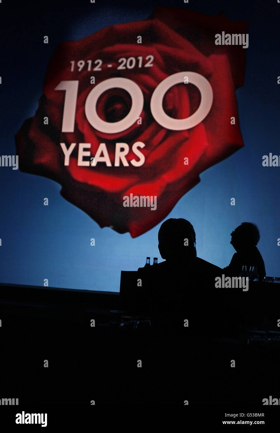 A general view of the stage backdrop at the Labour Party Ard Fheis in ...