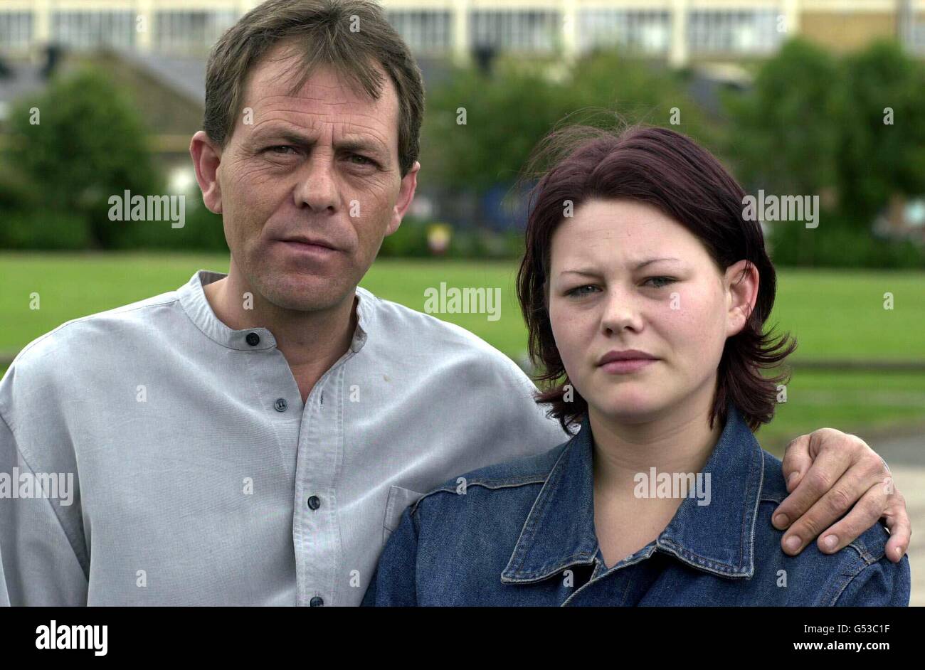 Les and Karen Abbs, father and sister of 15 year old David Abbs, from ...