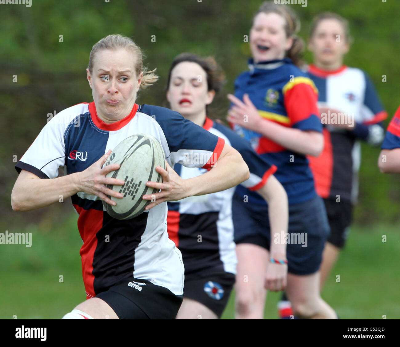 Murrayfield Wanderers Jen Cram during the Women's Cup Qualifying Games ...