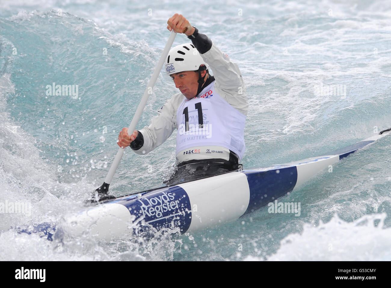 Great Britain's David Florence in action in the Men's Canoe Single ...